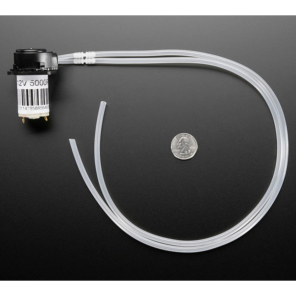 Peristaltic Liquid Pump with Silicone Tubing - 12V DC Power [ada-1150 ...