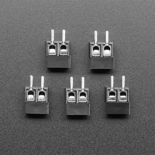 Terminal Block - 2-pin 3.5mm - pack of 5 [ada-724] / 디바이스마트