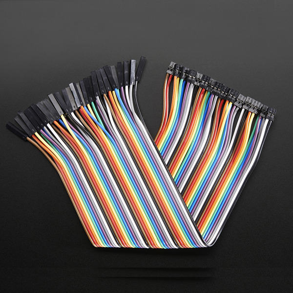 Female-Female 2.54 to 2.0mm Jumper Wires x 40 [ada-1919] / 디바이스마트