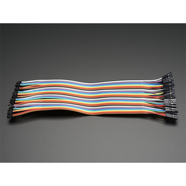 Female-Female 2.54 to 2.0mm Jumper Wires x 40 [ada-1919] / 디바이스마트