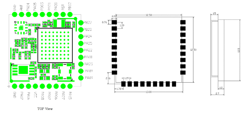 KC인증 LoRa Module - NML35 / 디바이스마트