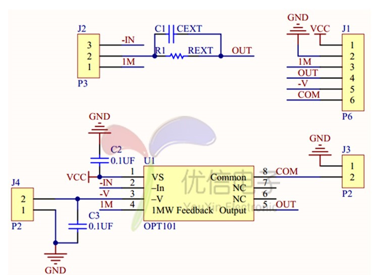 OPT101 포토다이오드 모듈 [TYE-PD001] / 디바이스마트