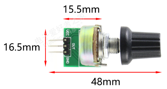 B10K 가변 저항 10KΩ 모듈 [SZH-B10KM] / 디바이스마트