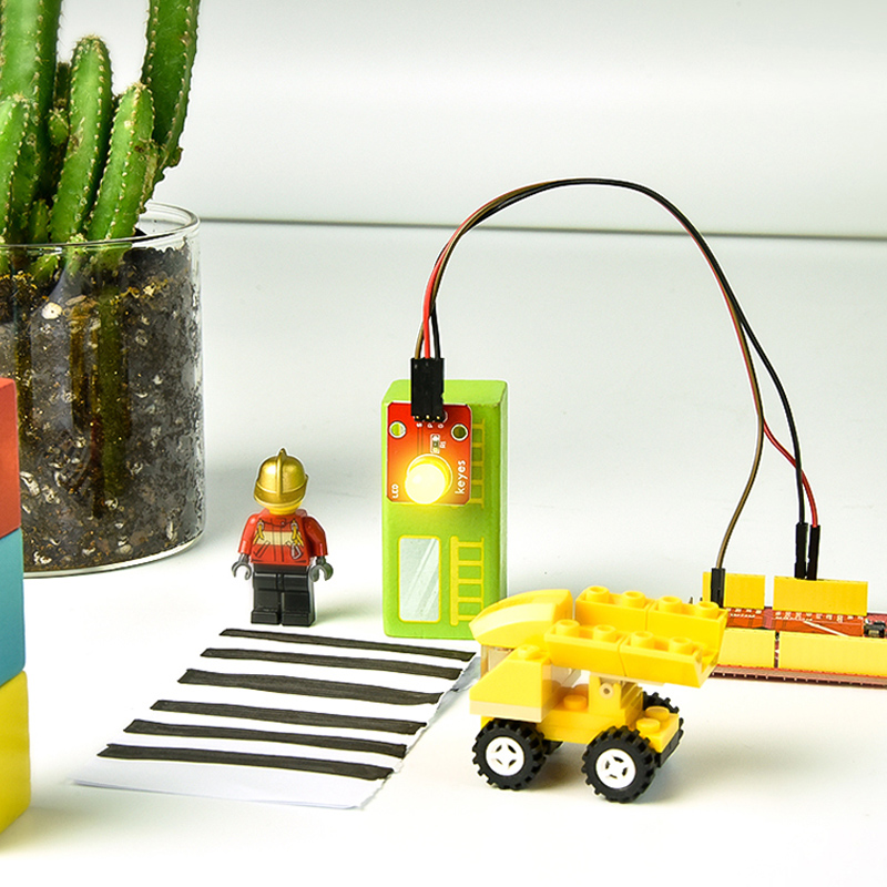 아두이노 10mm Red LED Module [KE0147] / 디바이스마트