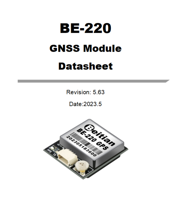 고정밀 미니 GPS 모듈 [BE-220] / 디바이스마트