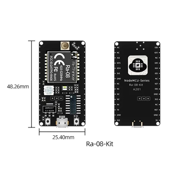 LoRaWAN RF 모듈 개발 보드 [Ra-08-Kit] / 디바이스마트