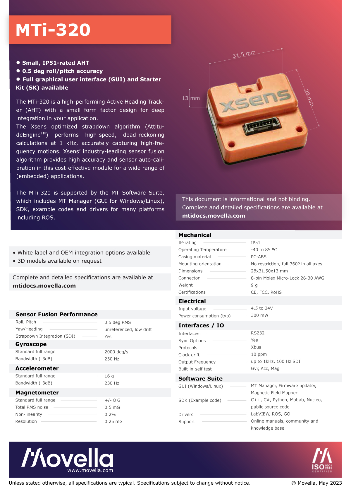 MTi-320-3A / 디바이스마트