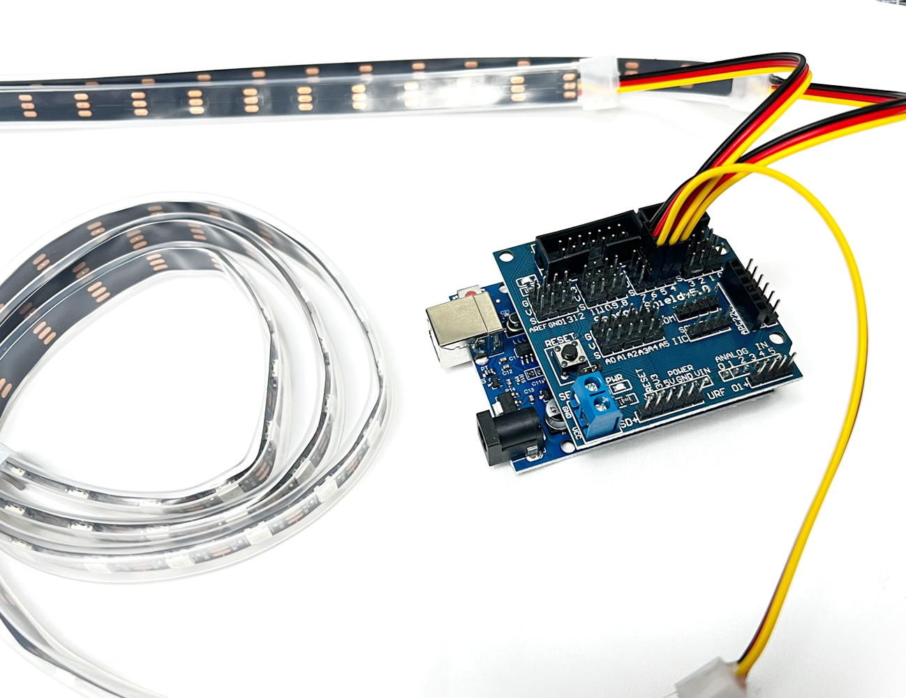 아두이노 우노 R3 RGB LED 라이트 스트립 키트 / 디바이스마트