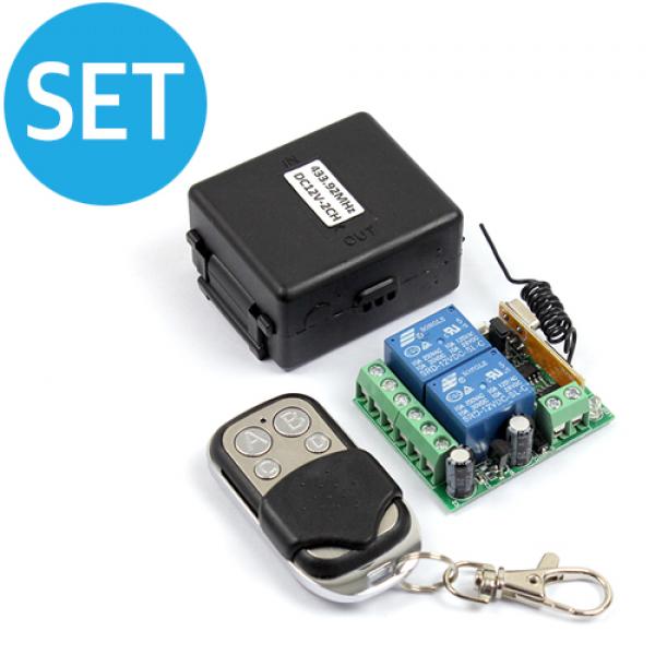 2채널 무선 송ㆍ수신기세트 RC-12-2CH (12V) & RC01 / 디바이스마트