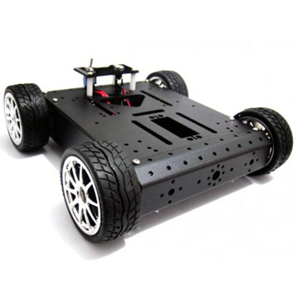 4륜 4WD 알루미늄 아두이노 rc카 키트 (12V/200R) [RB-13K055] / 디바이스마트