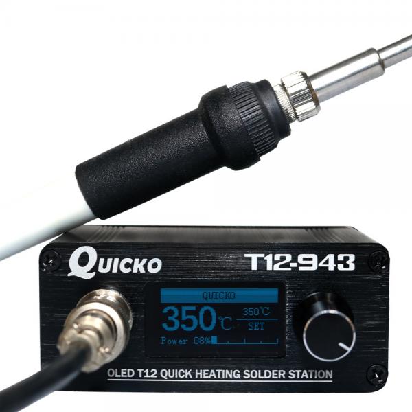 Quicko T12-943 Mini OLED STM32 1.3-inch electronic soldering station ...