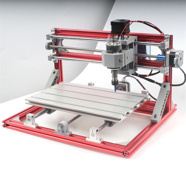 3018 3 Axis Red CNC Wood Engraving Carving PCB Milling Machine Router ...