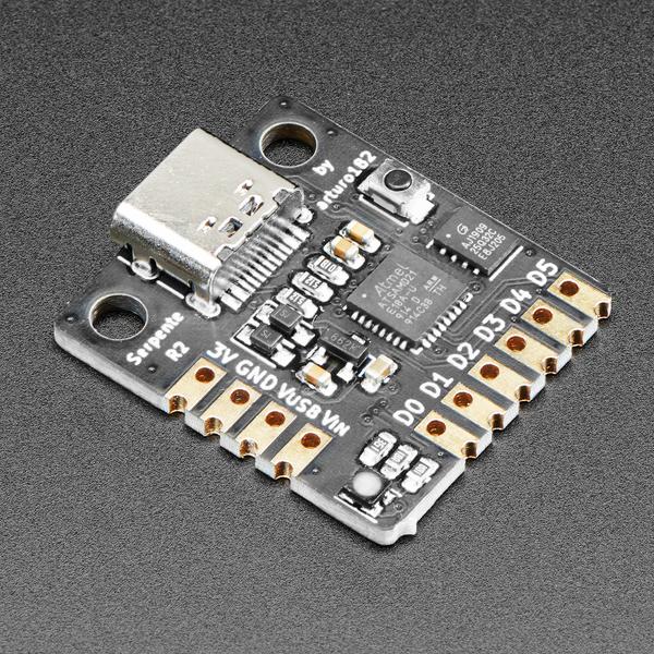 Serpente - Tiny CircuitPython Prototyping Board - USB C Socket [ada-4513] / 디바이스마트