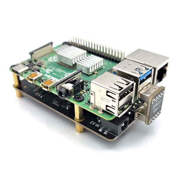 Raspberry PI 4 NVME M.2 SATA 확장 보드 [SZH-RPS006] / 디바이스마트
