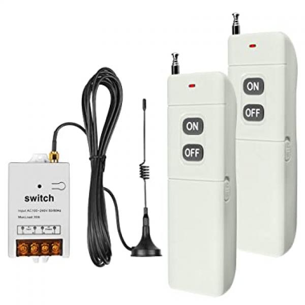 Long Range RF Relay Wireless Remote Control Switch / 디바이스마트