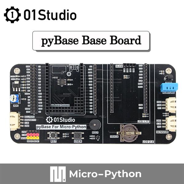 MicroPython 개발보드용 임베디드 확장보드 [pyBase] / 디바이스마트