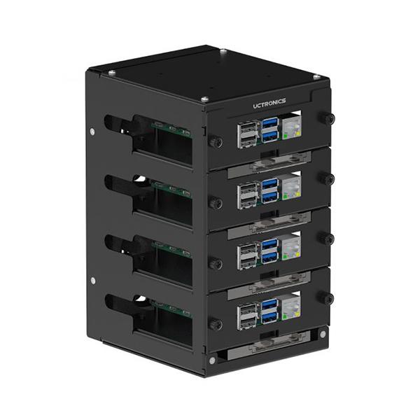 Complete Desktop Raspberry Pi Cluster for Raspberry Pi 4 and 2.5-inch ...
