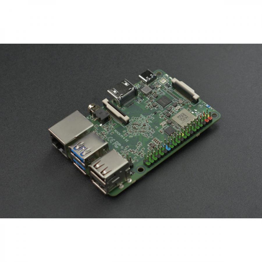 ROCK Pi 4 Model SE - Rockchip RK3399-T ARM Single Board Computer (4GB ...