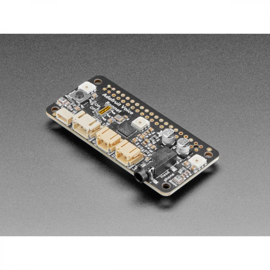 Adafruit Voice Bonnet for Raspberry Pi -Two Speakers + Two Mics [ada ...