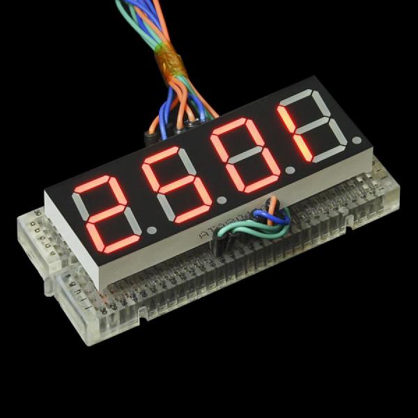 7-Segment Display - 20mm (Red) [COM-11405] / LED/LCD > FND/도트매트릭스 > FND(세그먼트LED) > FND / 디바이스마트