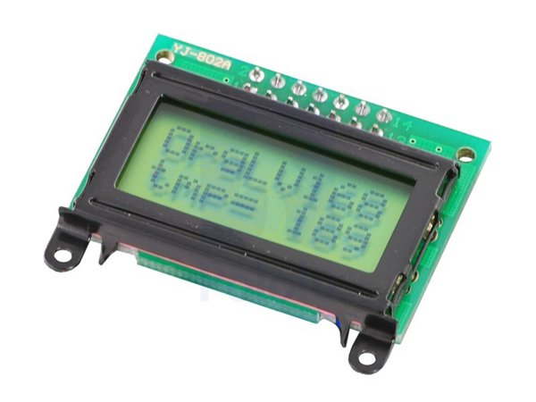 8x2 Character LCD - Black Bezel (Parallel Interface) #356 / 디바이스마트